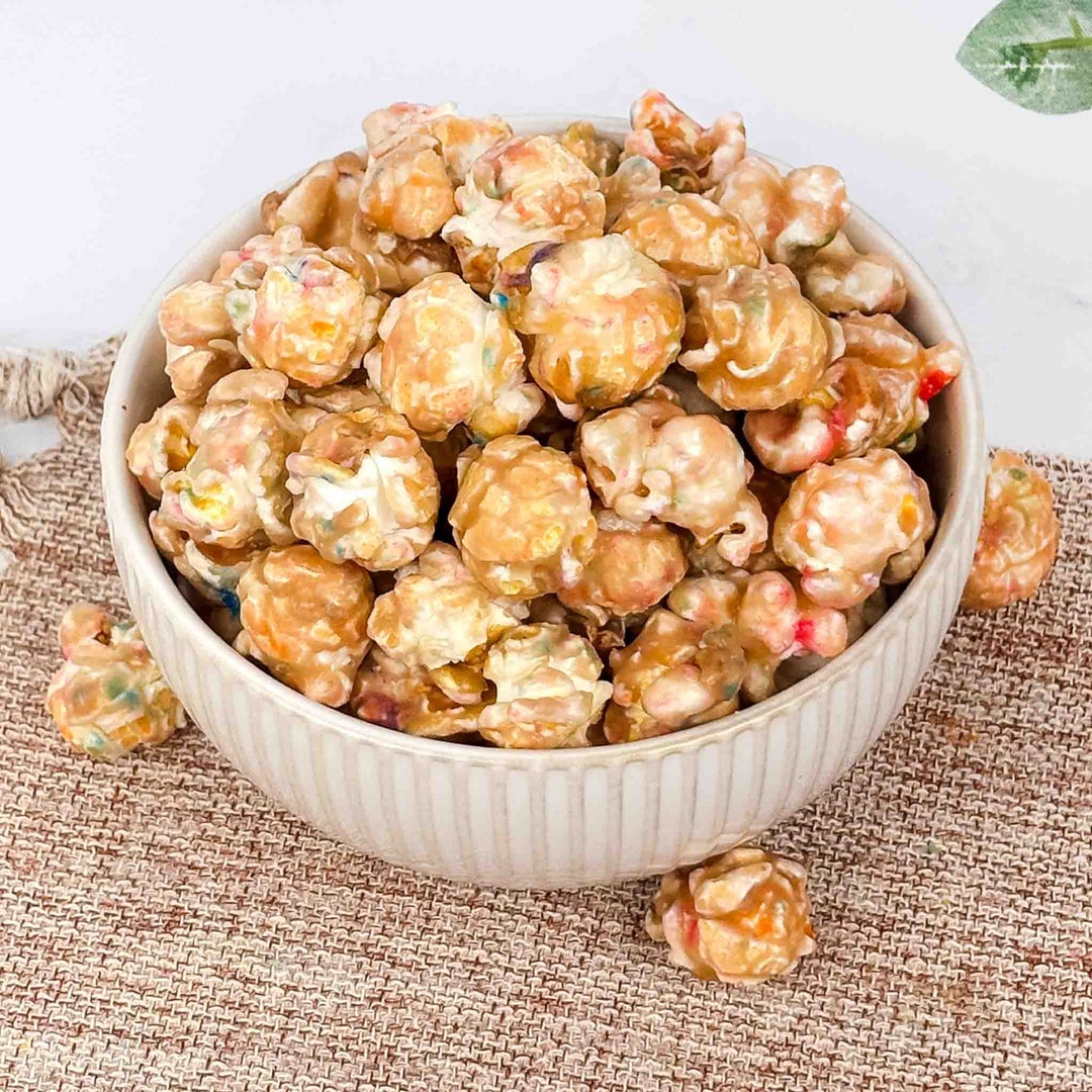 Birthday Cake Flavored Popcorn - Gourmet Funfetti Candied Treat - Etsy