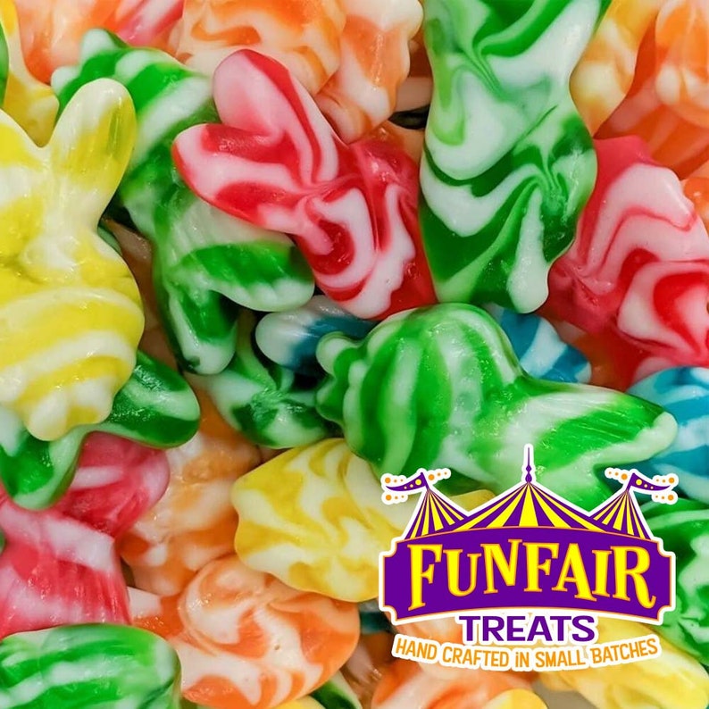 Gummi Swirly Fish, Soft and Chewy, Assorted Rainbow Colors, Bulk Candy ...