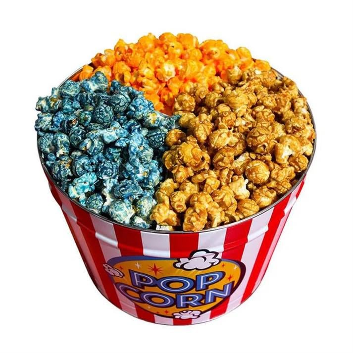 Two Gallon Gourmet Popcorn Tin – Pick 3 Flavors, Reusable Container - Etsy