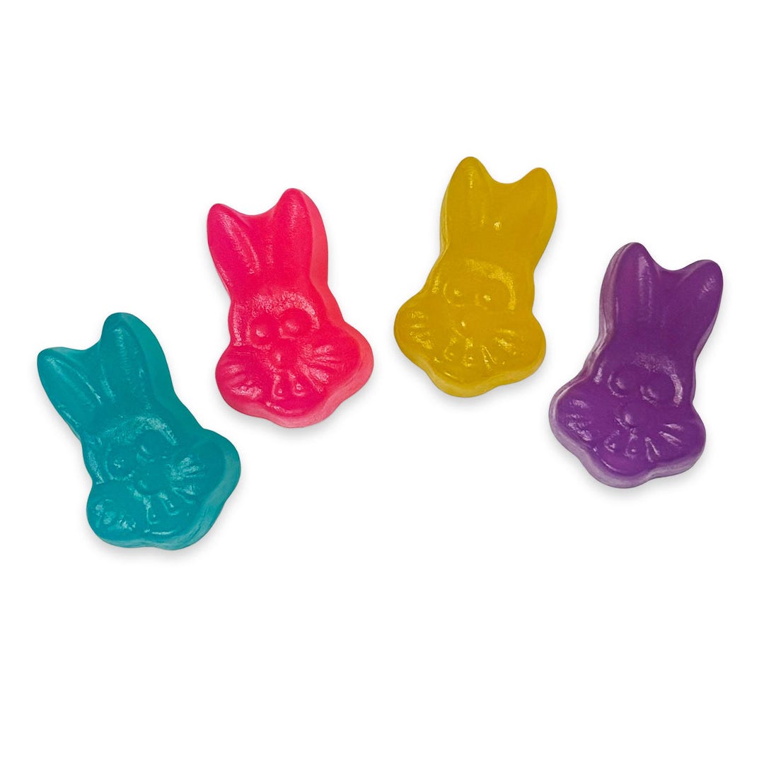 Rabbit Jubes - 1 Lb, Assorted Colors Perfect for Easter Parties, Themed ...