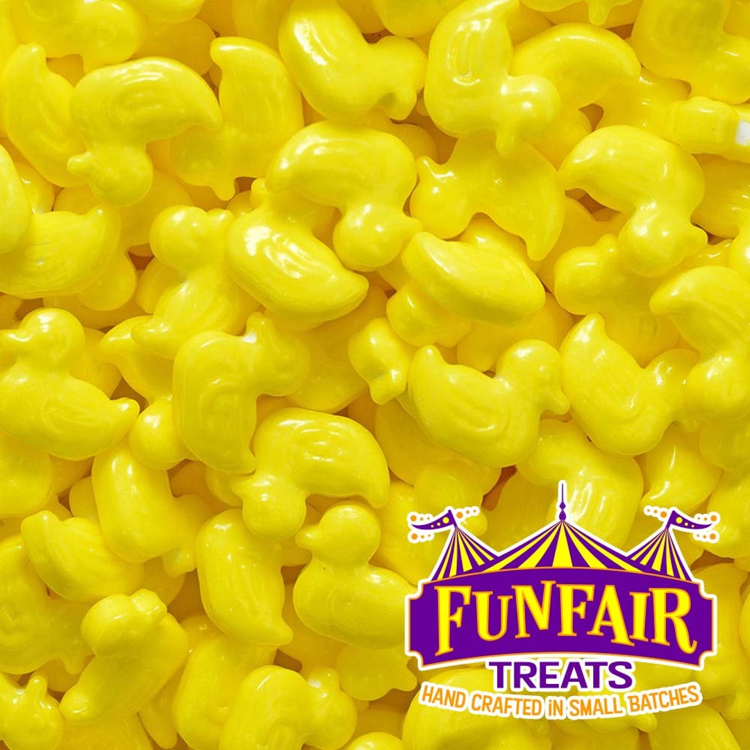 Quackers Yellow Ducks Candy 2.5 Lb, Hard Pressed Duck Shaped Candy ...