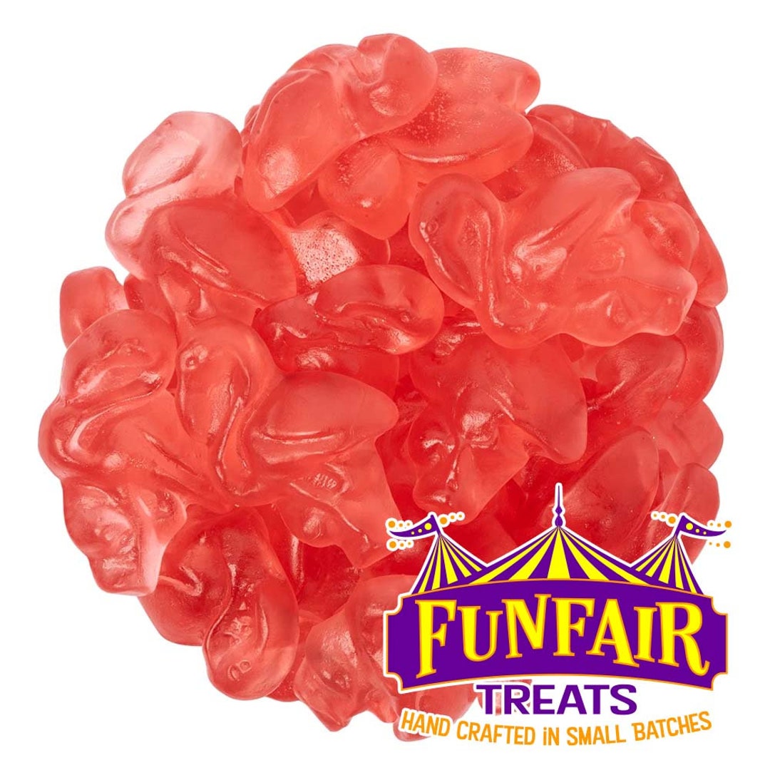 Pink Flamingos Gummi Candy 2.2 Lb, Gummi Flamingo Shape, Tropical Candy ...