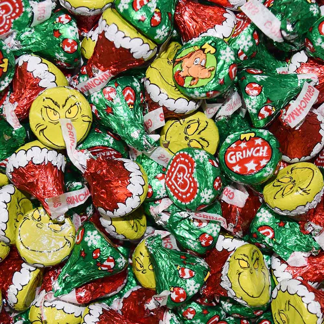 Christmas Grinch Hershey's Kisses, Christmas Mrs. Grinch, Hershey's ...
