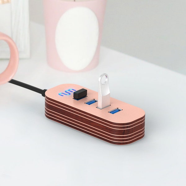 Wooden Usb Hub - Etsy
