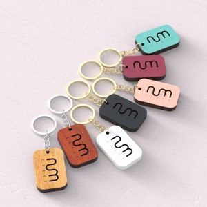 20 Pieces Custom Logo Keychain Business Logo Keychain - Etsy