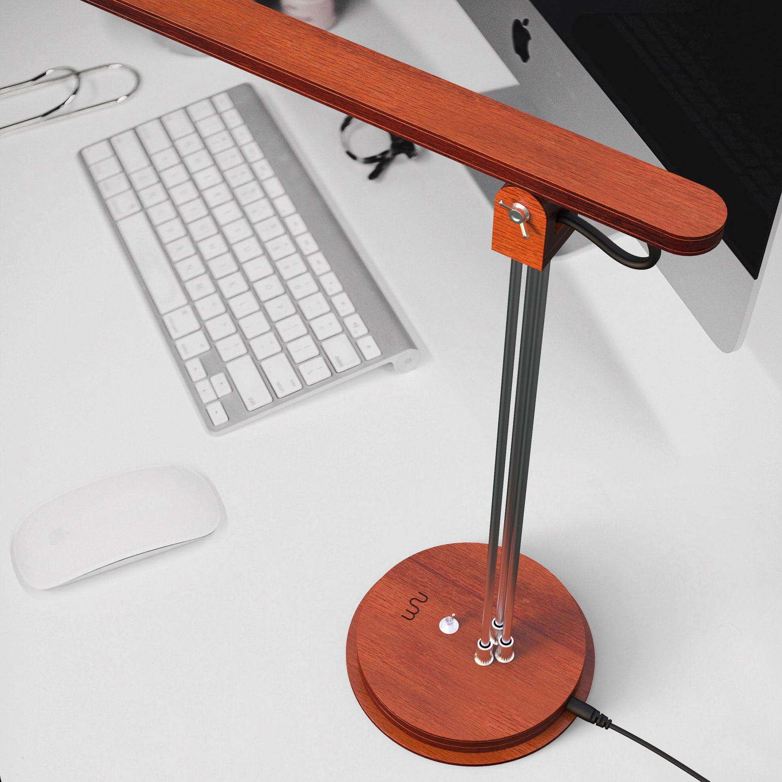 Oak Desk Lamp Led Desk Lamp Wood Lamp Table-top Lamp | Etsy