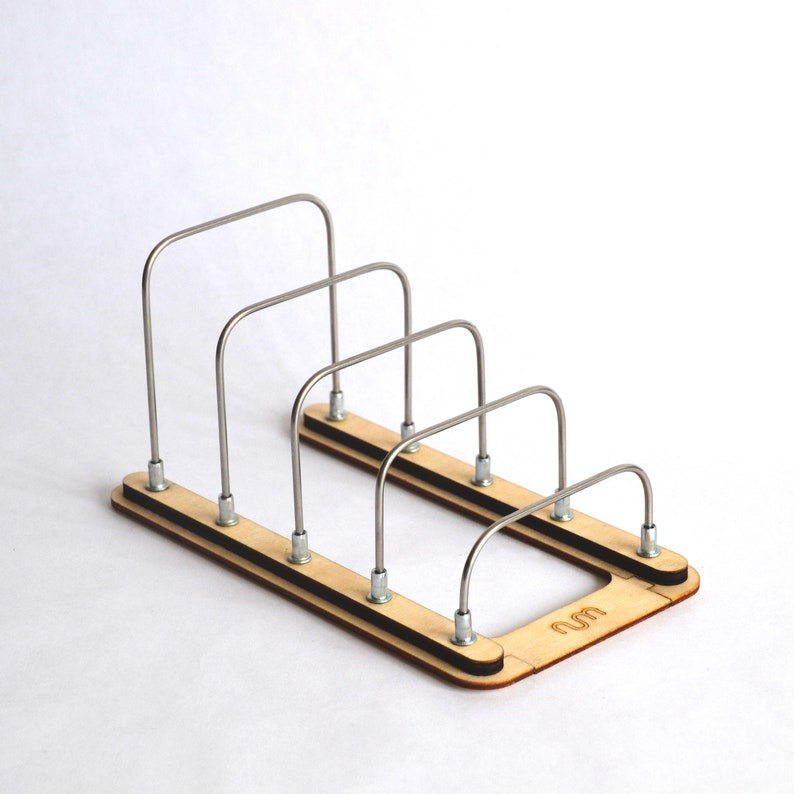 Oak Desktop File Organizer File Holder for Desk Vertical - Etsy