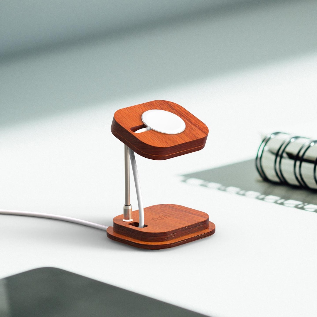 Walnut Apple Watch Stand, Smart Watch Stand - Etsy