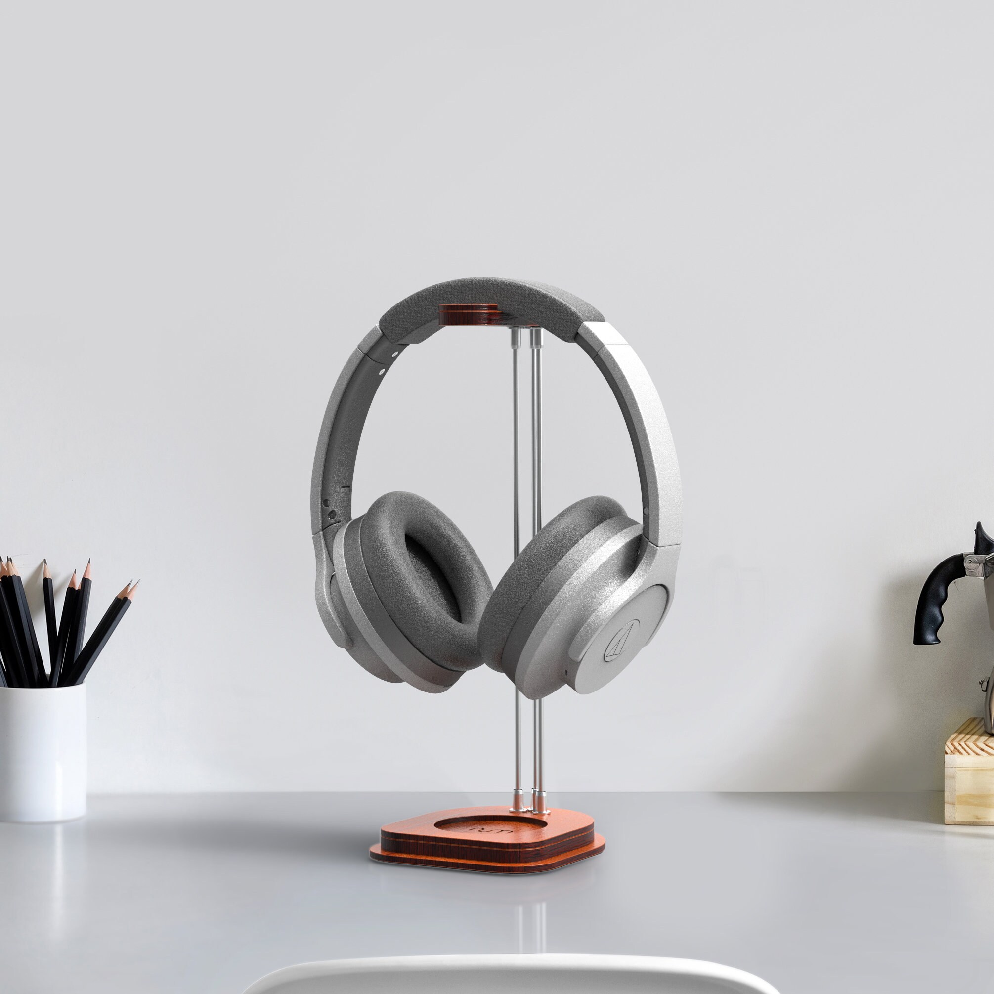 White Headphone Stand Headphone Hanger Headphone Holder | Etsy