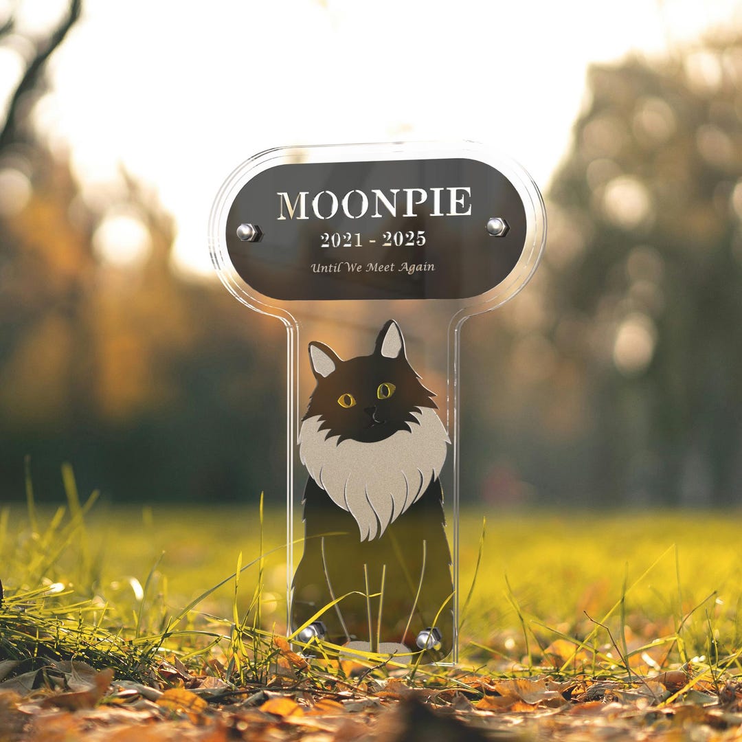 Custom Cat Memorial, Pet Headstone, Personalized Cat Gravestone - Etsy