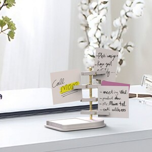 Black Memo Holder With Cube Note Slot - Etsy