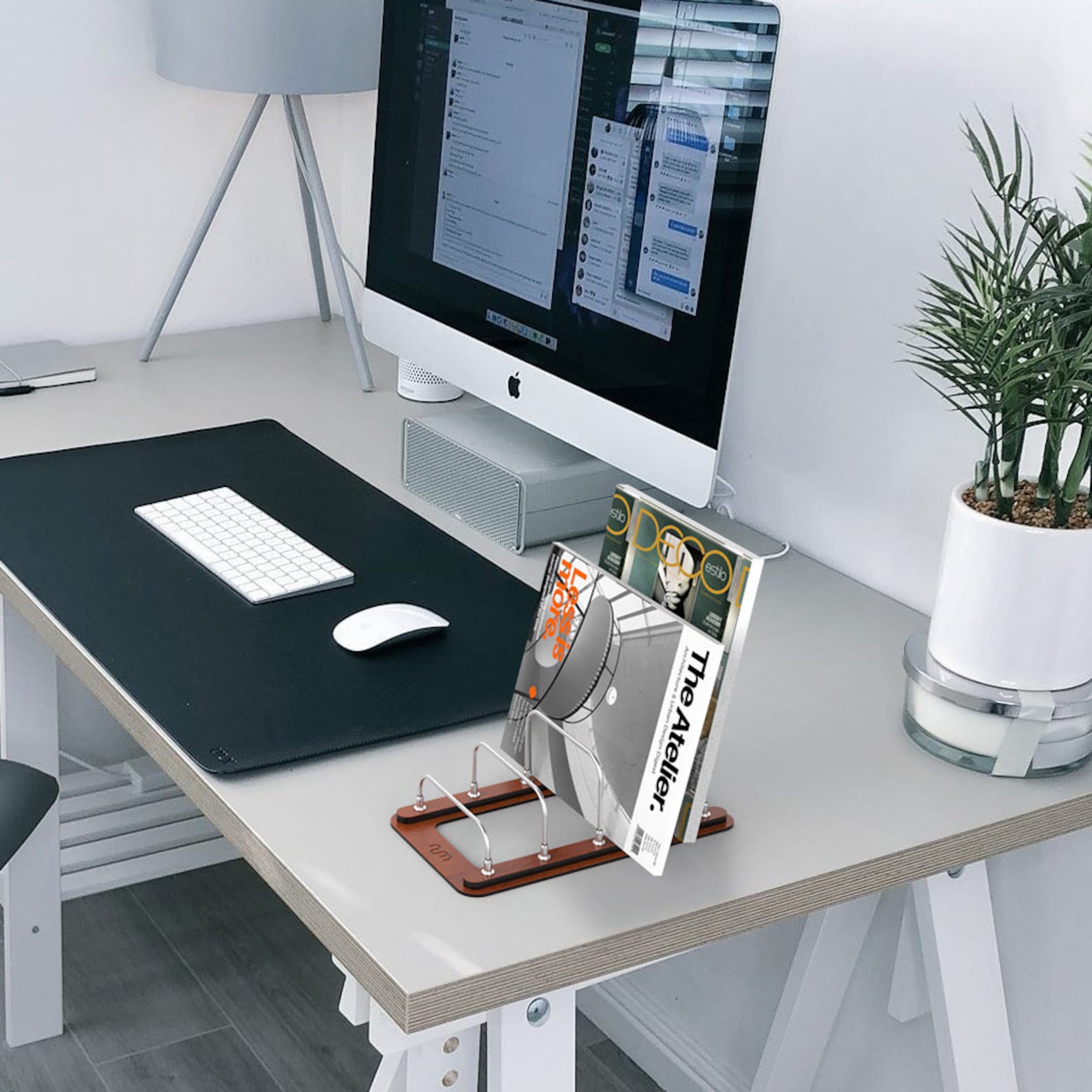 Walnut Desktop File Organizer File Holder for Desk Vertical - Etsy