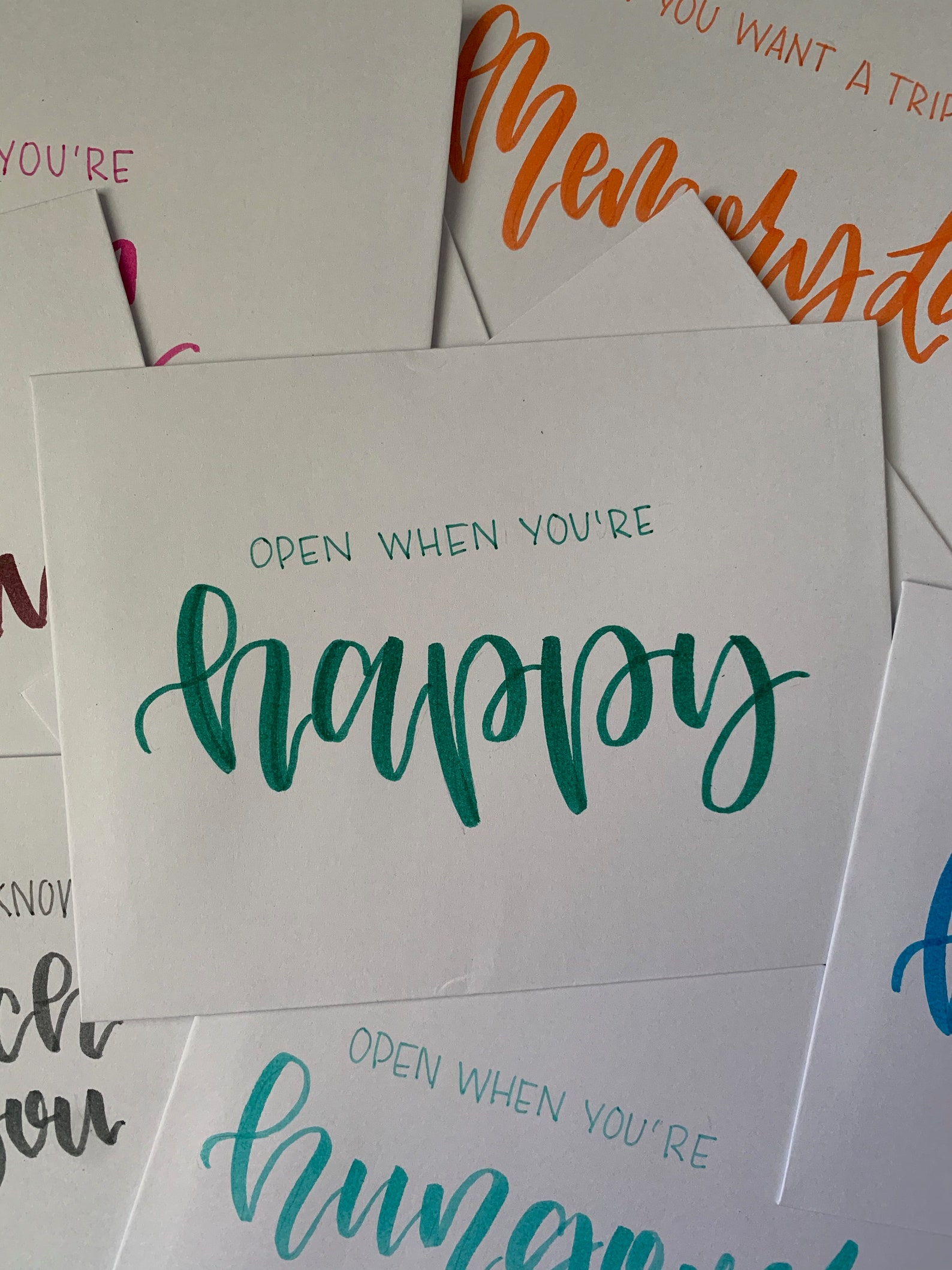 Set of 20 Custom Open When Envelopes Open When Letters - Etsy