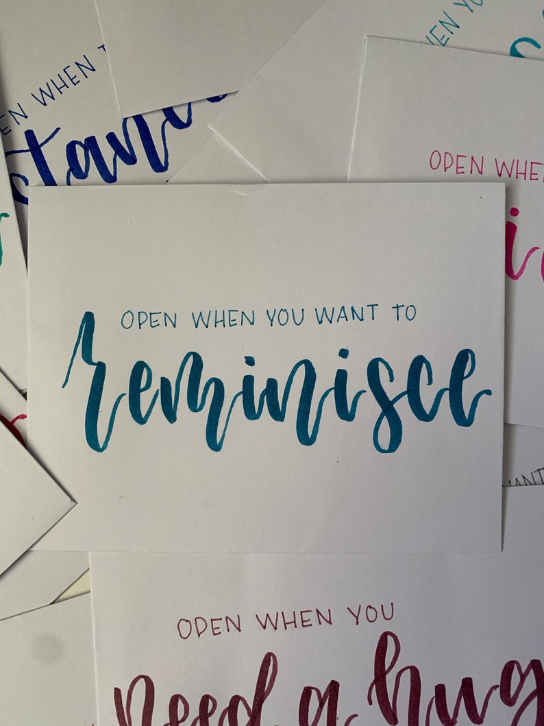 Set of 20 Custom Open When Envelopes Open When Letters - Etsy