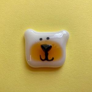 Show You Care Present Cute Little Fused Glass Pocket Bear Hug - Etsy UK