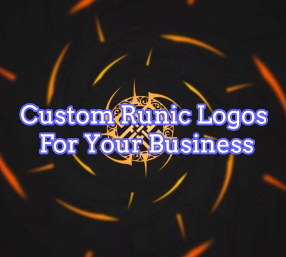 Custom Runic Logo for Your Business, Book, Event, Project 4 Success ...