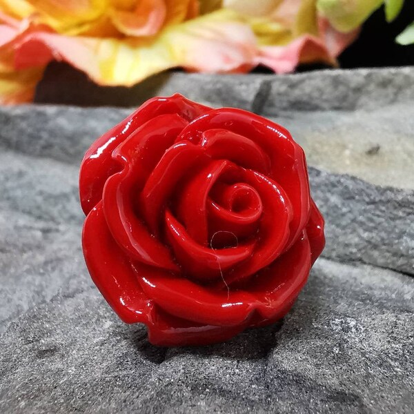 Plastic Flower Ring - Etsy