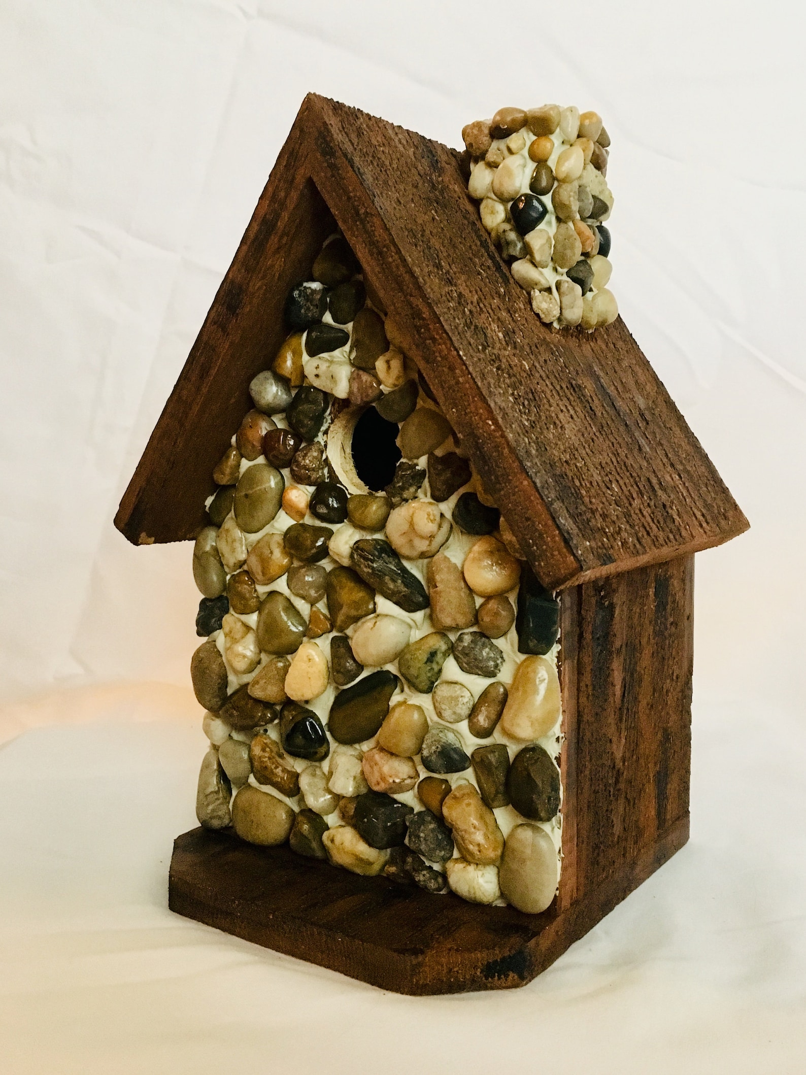 Northwoods Stone Birdhouse, Large - Etsy
