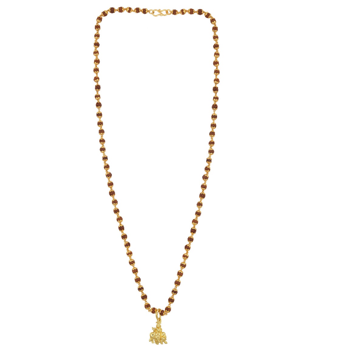 Lord Krishna Pendant ,krishna Locket Hindu Locket With Rudraksha Mala ...