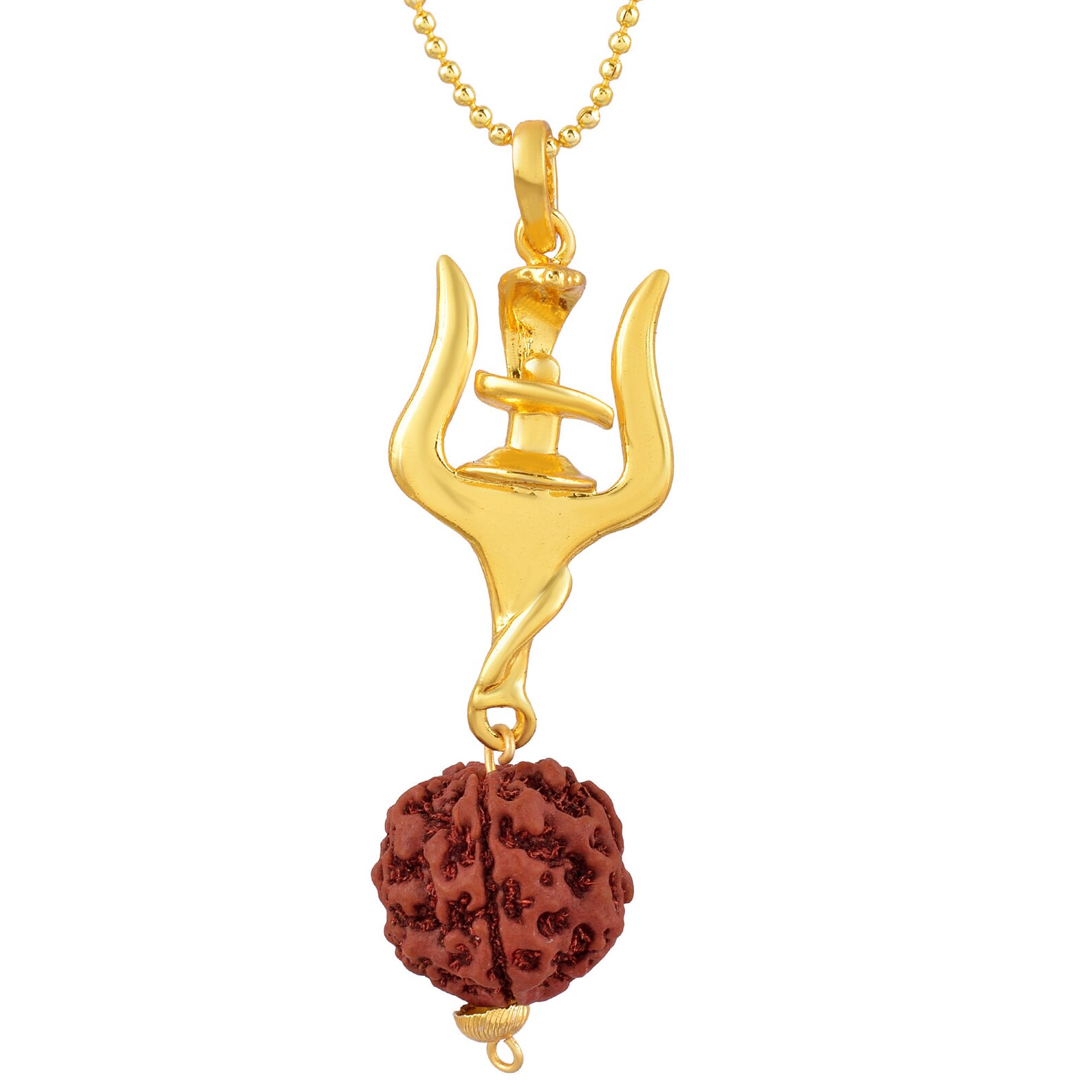 Buy Pendant ,locket of Lord Shiva Special Trishul Shivling Snake ...