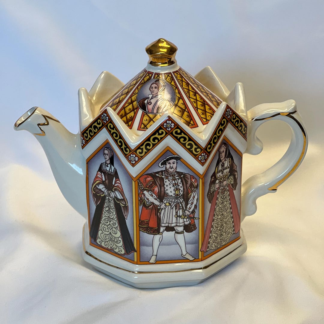 Vintage henry VIII and His Wives Teapot, by Sadler - Etsy