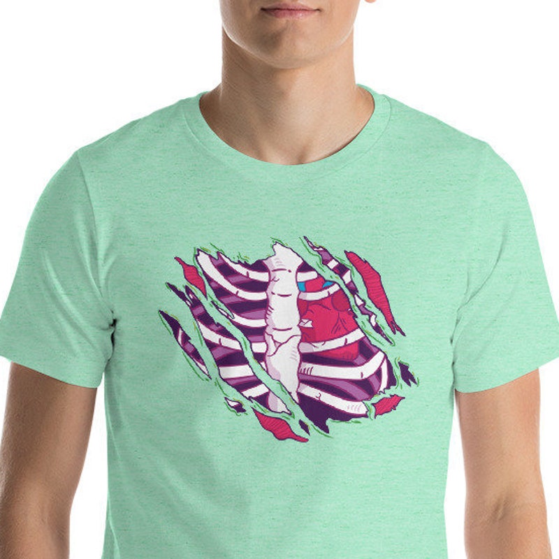 Mens Zombie Tshirt - Etsy