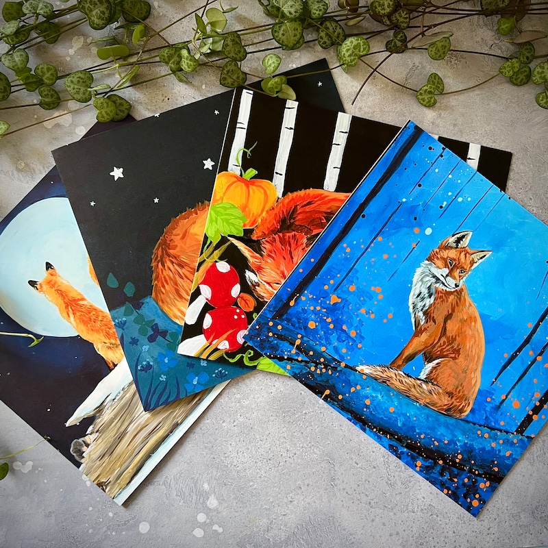 Fox Card - Etsy UK