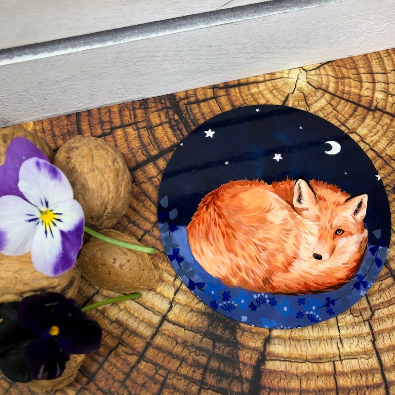 Fox Coaster - Etsy