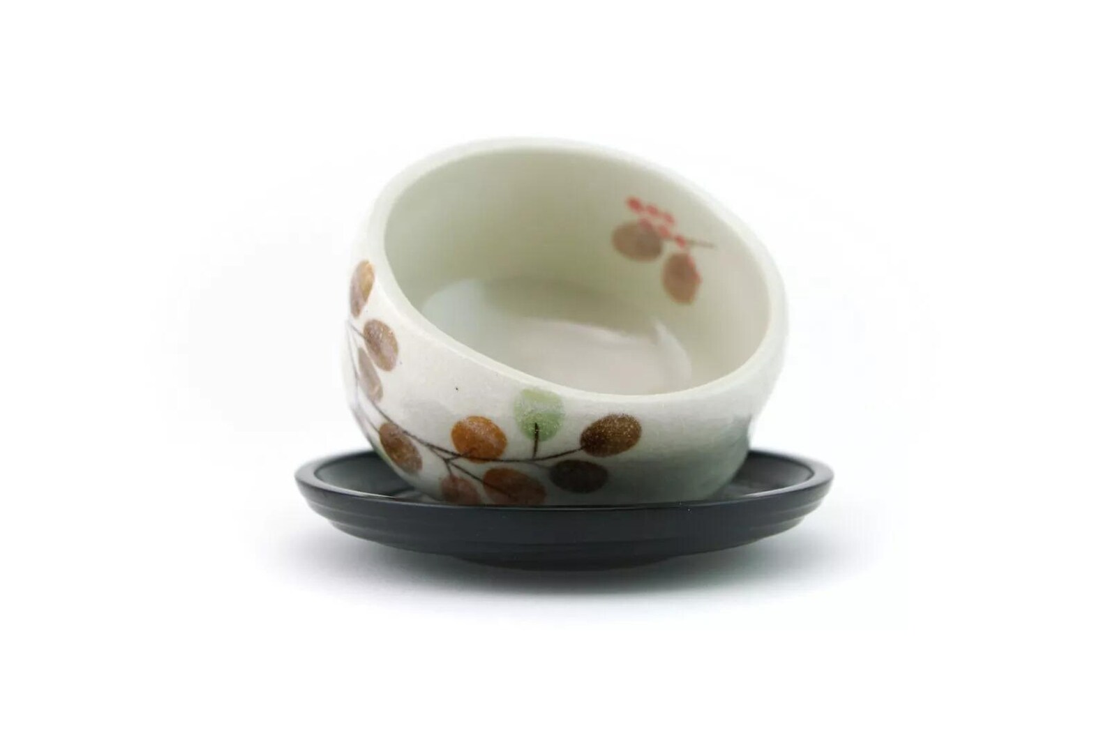 Japanese Small Floral Matcha Bowl / Cup Set | Handmade & Painted in ...