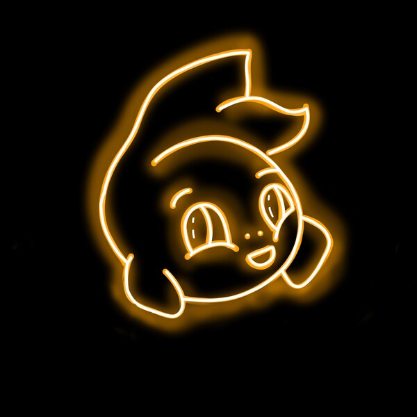 Neon Profile Picture - Etsy