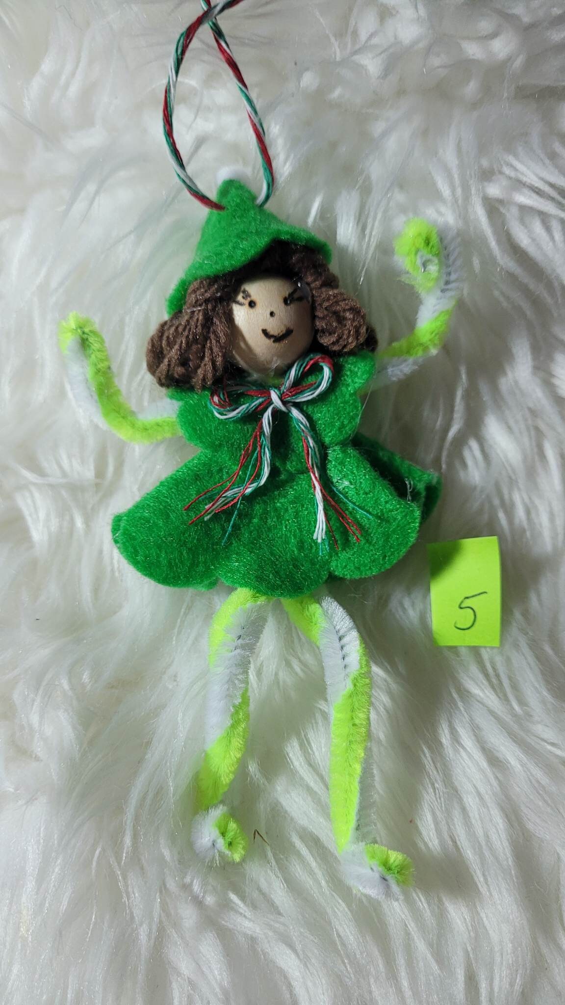 Whimsical Little Posable Elf Hanging Christmas Ornaments - Etsy