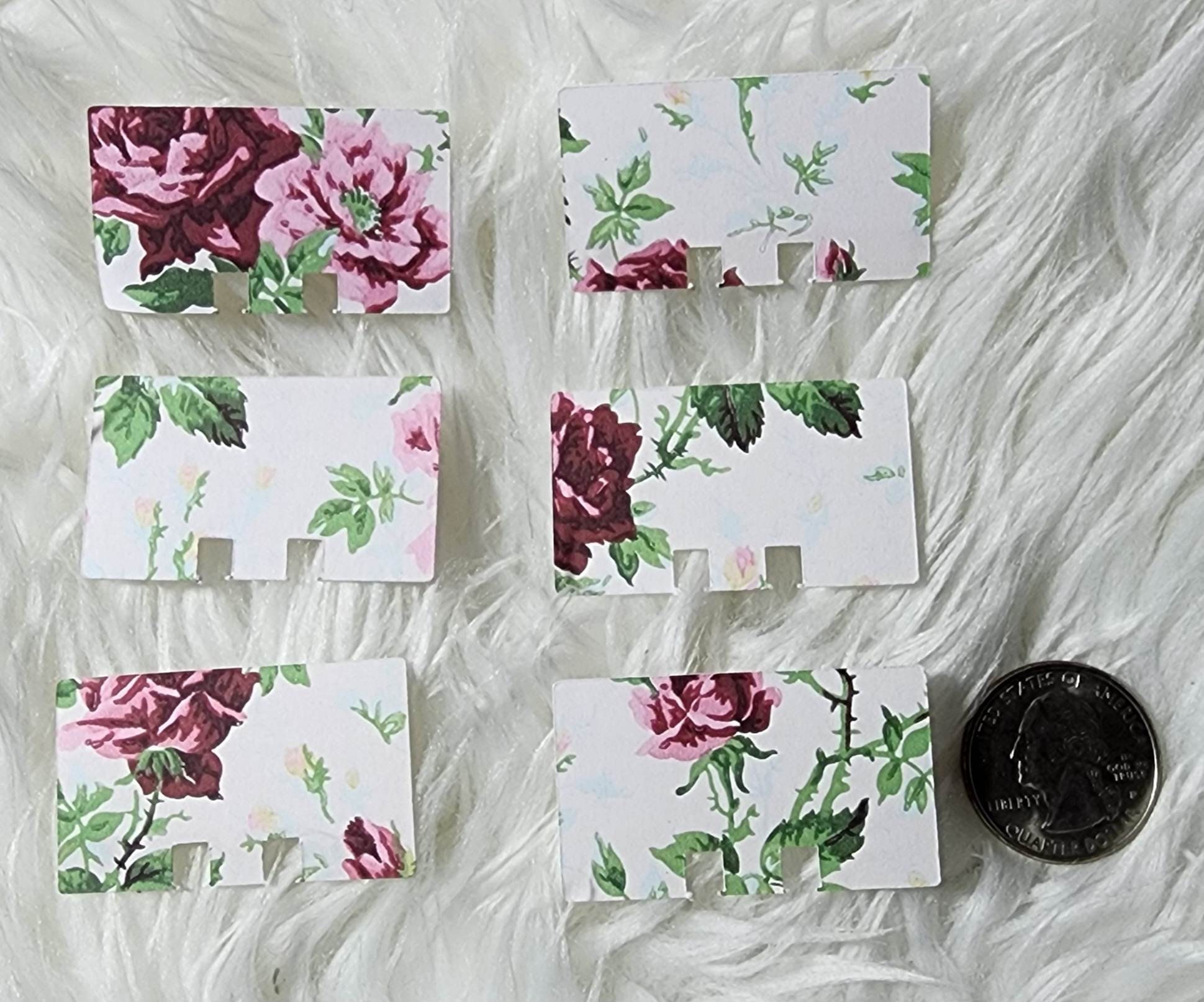 Mini Rolodex Cards Set of 25 Size .99 X 1.6 Inches Great for Ephemera ...