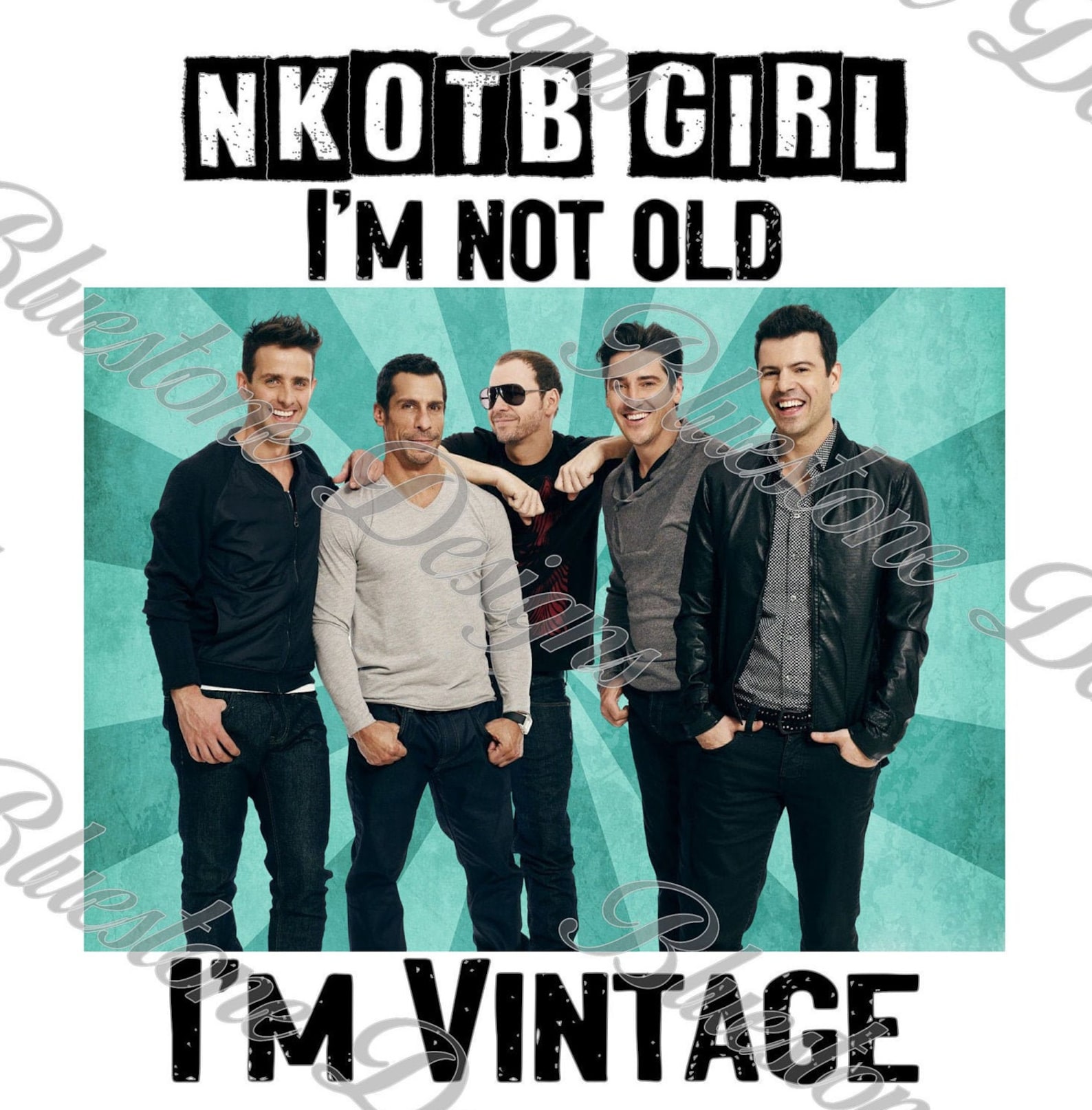 NKOTB I'm Not Old I'm Vintage Quote PNG Design - Etsy
