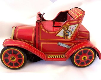 Wind up Toy Bear - Etsy