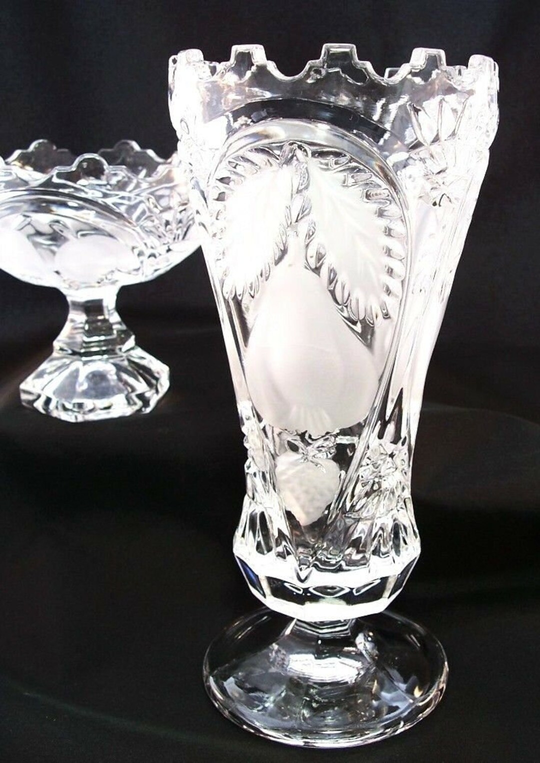 Bleikristall Beyer Lead Crystal 8 Vase and 4.5 - Etsy