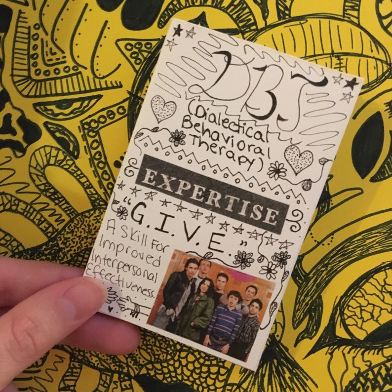 DBT Mini Zine Series: GIVE Skill - Etsy