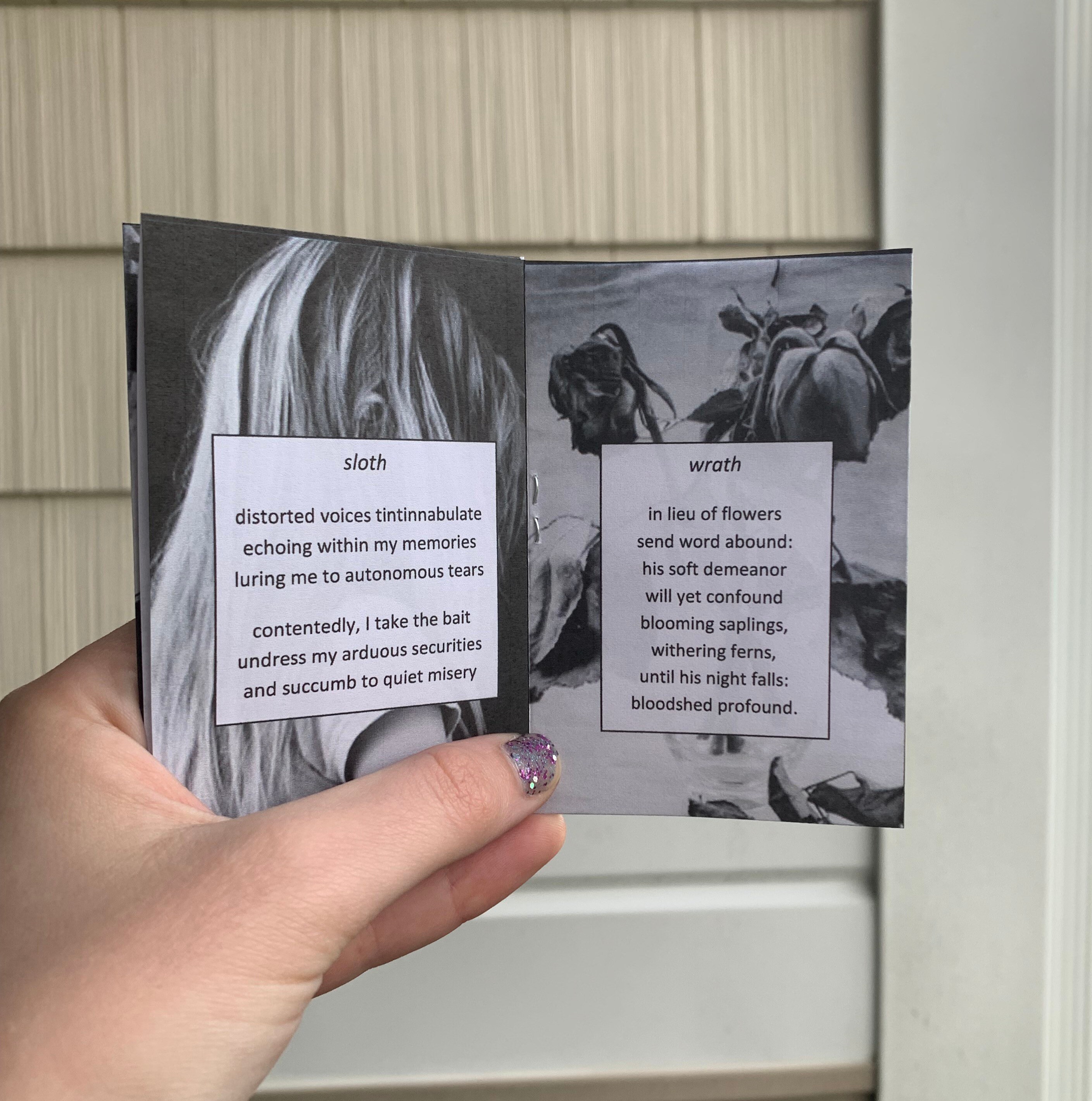 Seven Deadly Sins: Poetry Zine - Etsy