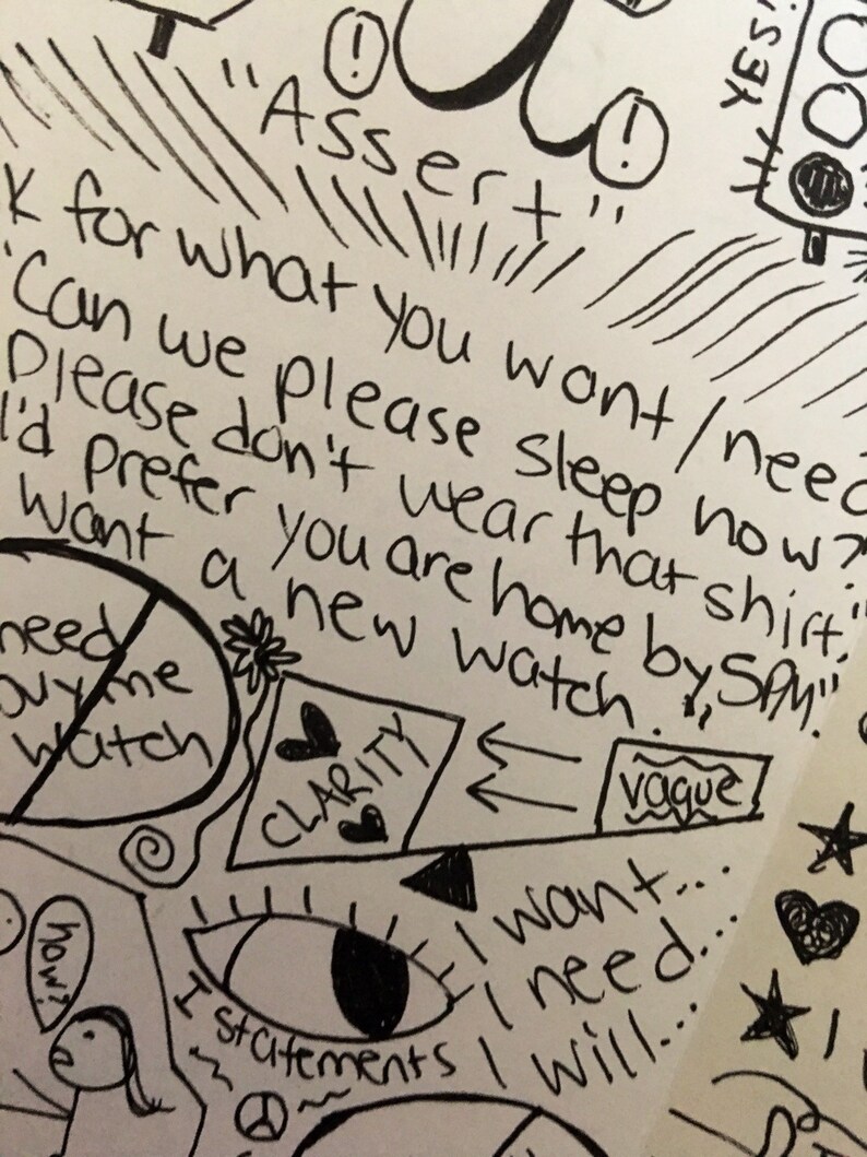 DBT Mini Zine Series: DEARMAN Skill - Etsy