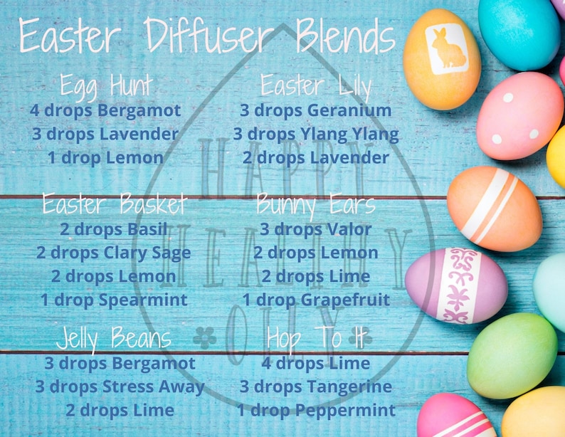 Easter Diffuser Blends Postcard - Etsy