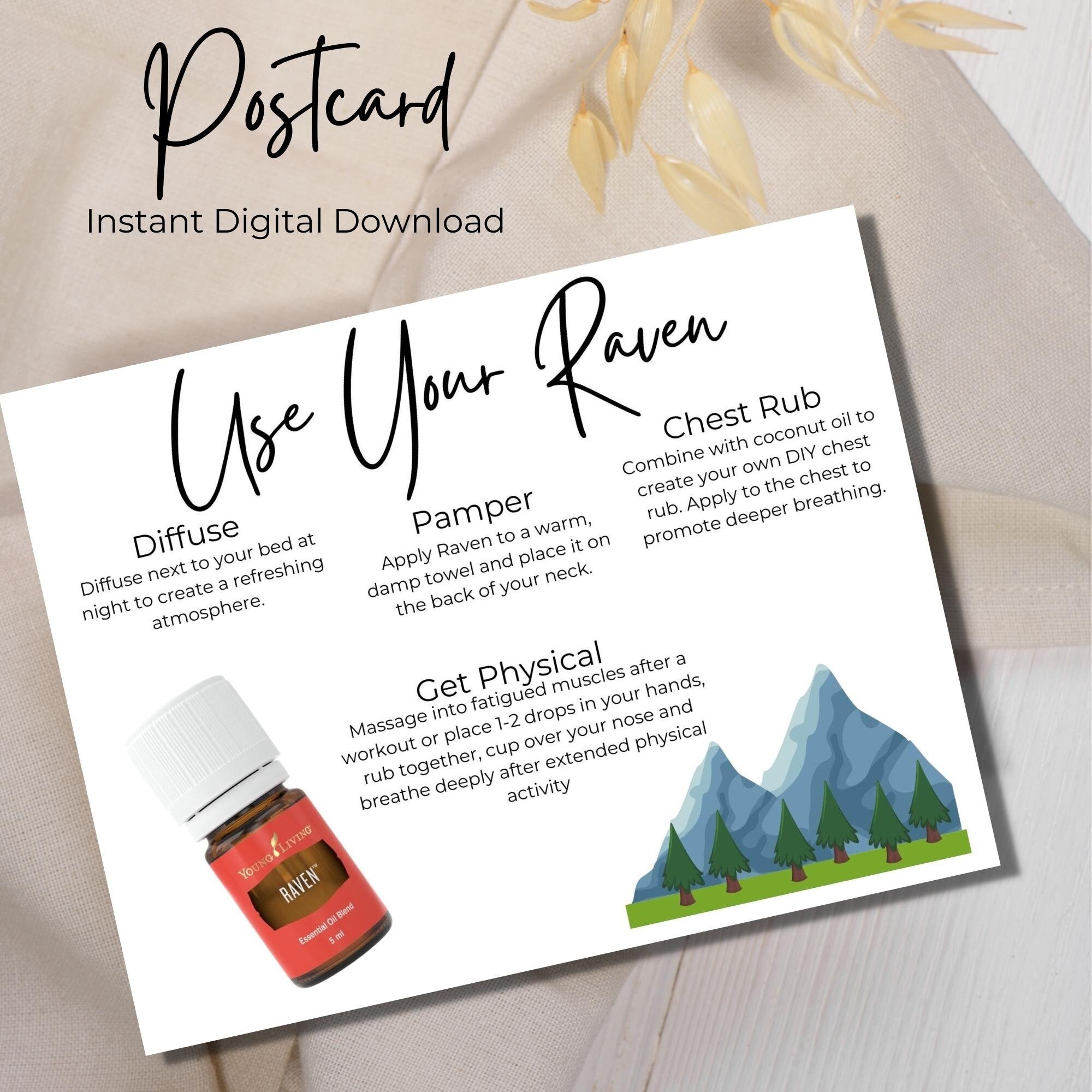 Premium Starter Kit Bundle Postcards Young Living, Set of 12 - Etsy