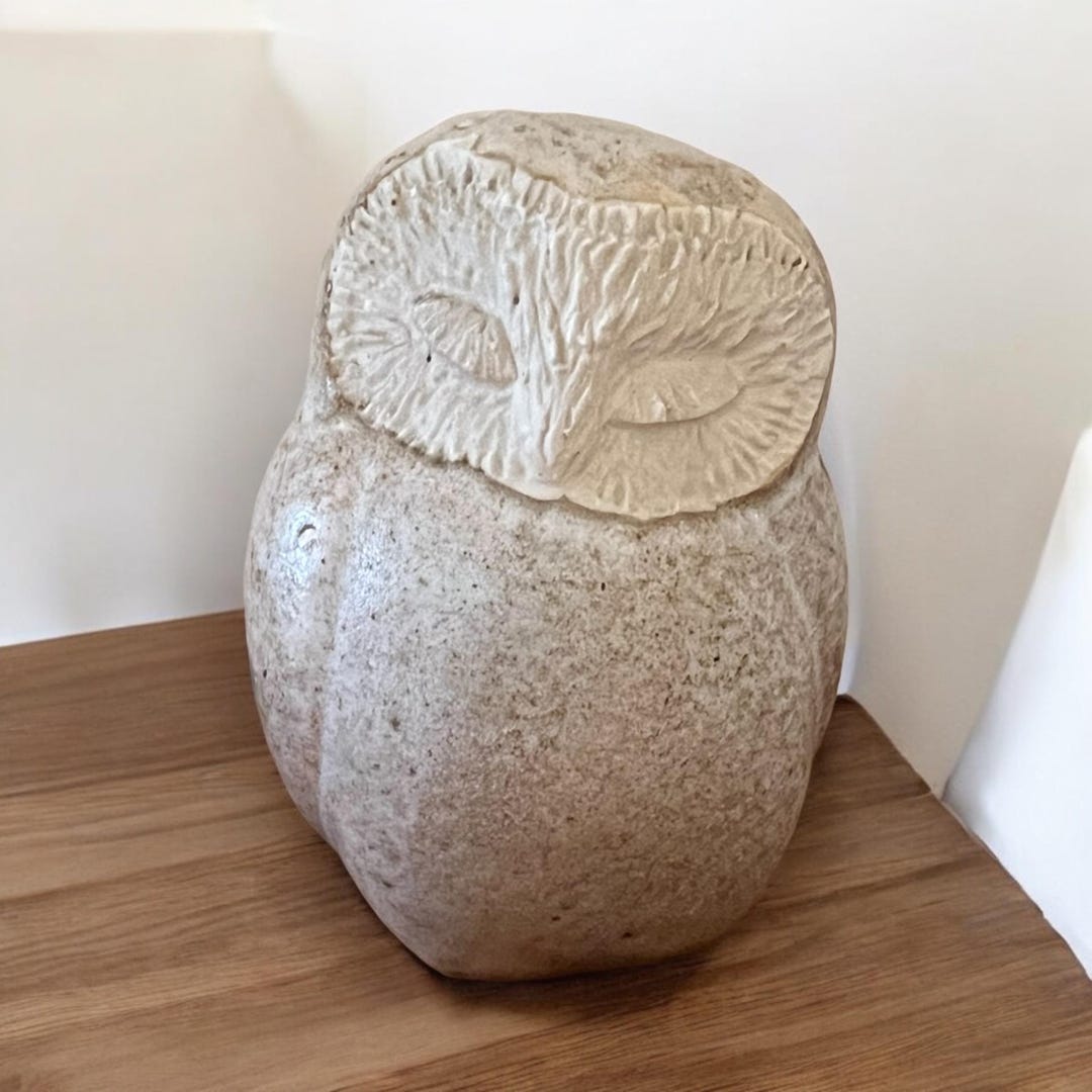 Anderson Design Studio Owl Pottery Sculpture Figurine Vintage Maine - Etsy