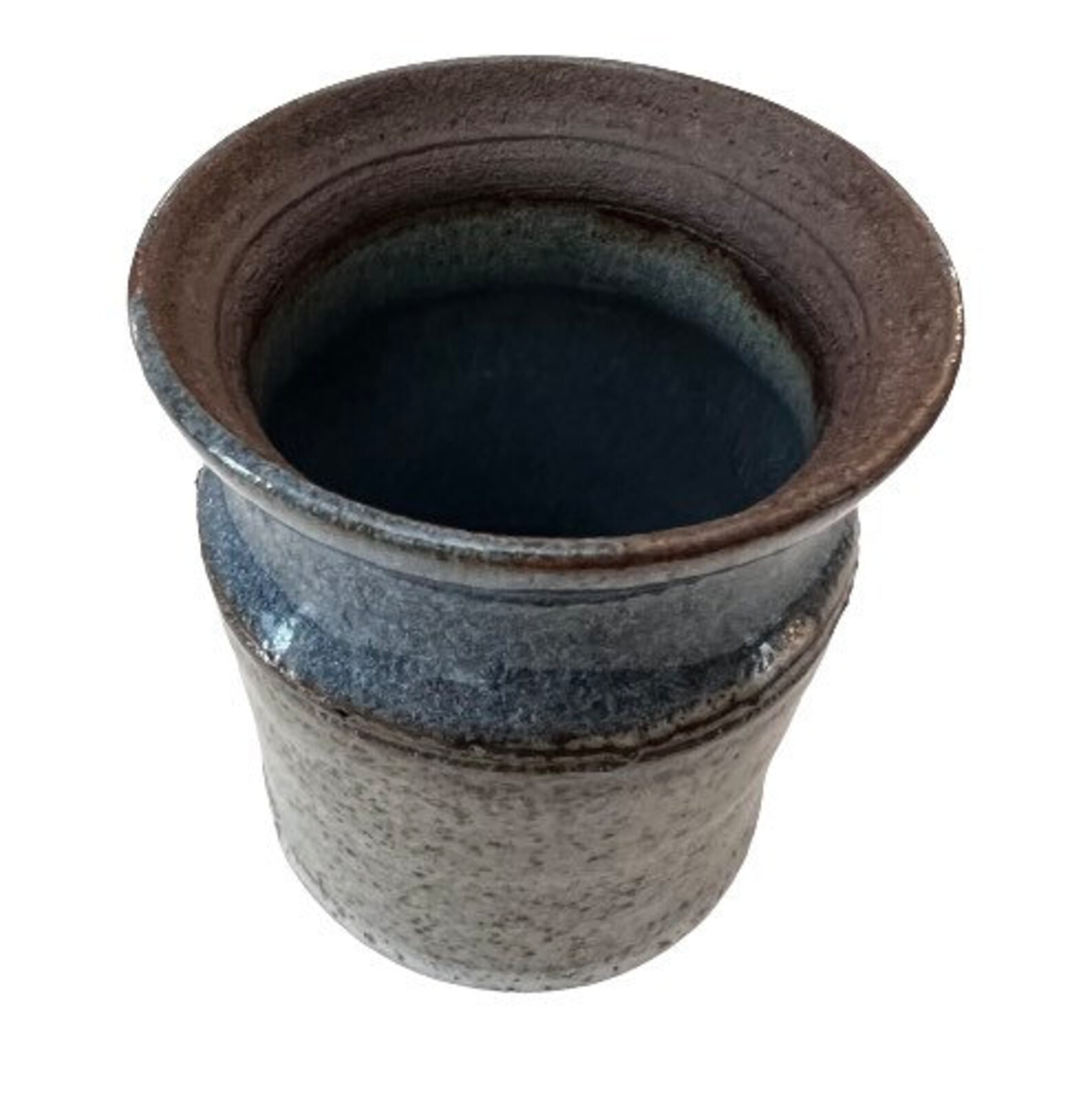 Studio Pottery Jar With Cork Stopper Blue Vintage 1978 Janice - Etsy