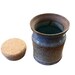 Studio Pottery Jar With Cork Stopper Blue Vintage 1978 Janice Rowell ...