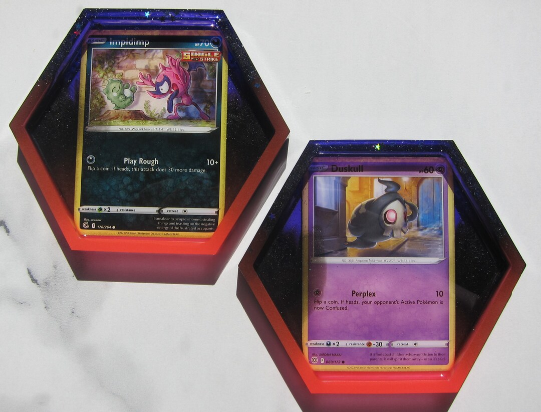 Impidimp Duskull Psychic Dark Type Pokemon Coaster Violet Black GID ...