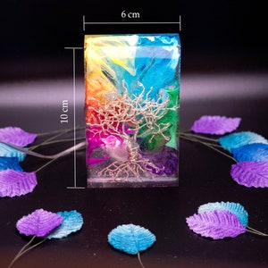 Mini Resin Lamp | LED Wire Tree Unique Christmas Birthday Gift ...