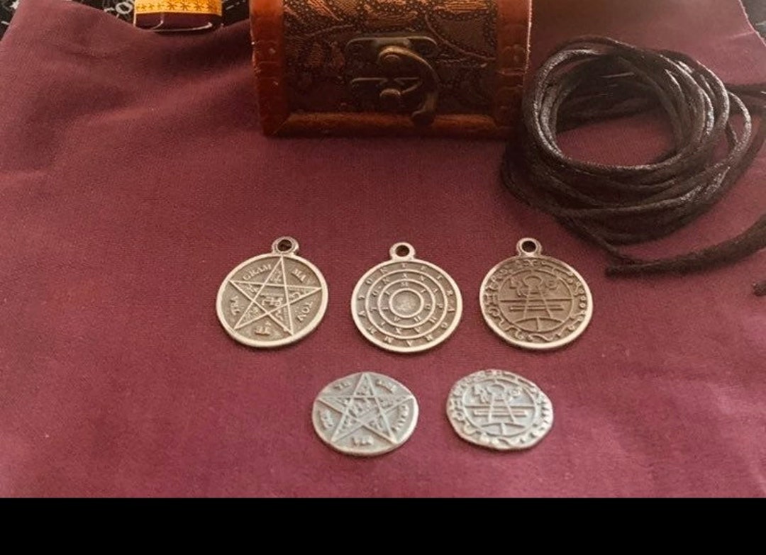 Solomons Mystic Pendant & Coin Set 5 Piece Set - Etsy