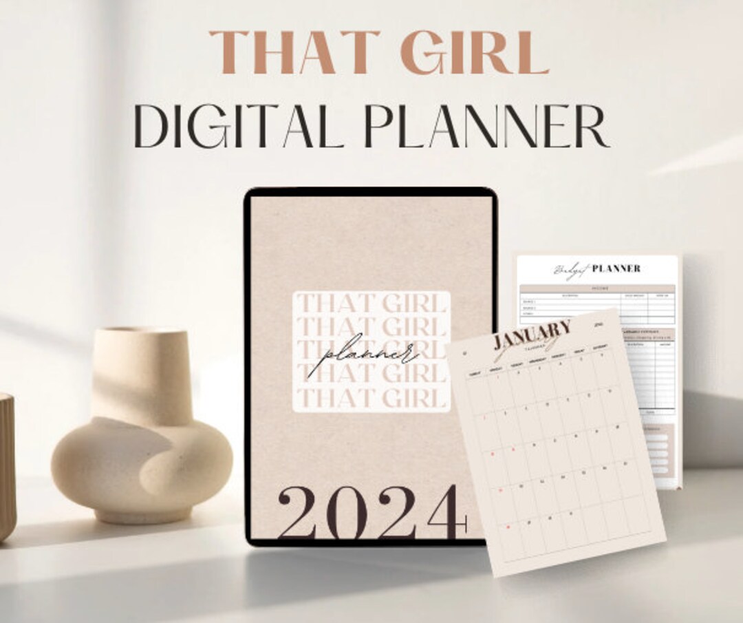2024 That Girl Planner 2024 Student Planner Be That Girl Planner 2024 ...