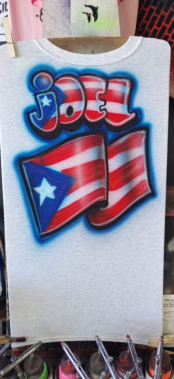 Puerto Rican Flag Graffiti