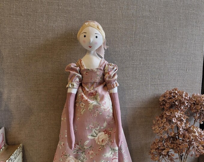 Regency Style Fabric Doll- Elizabeth. - Etsy