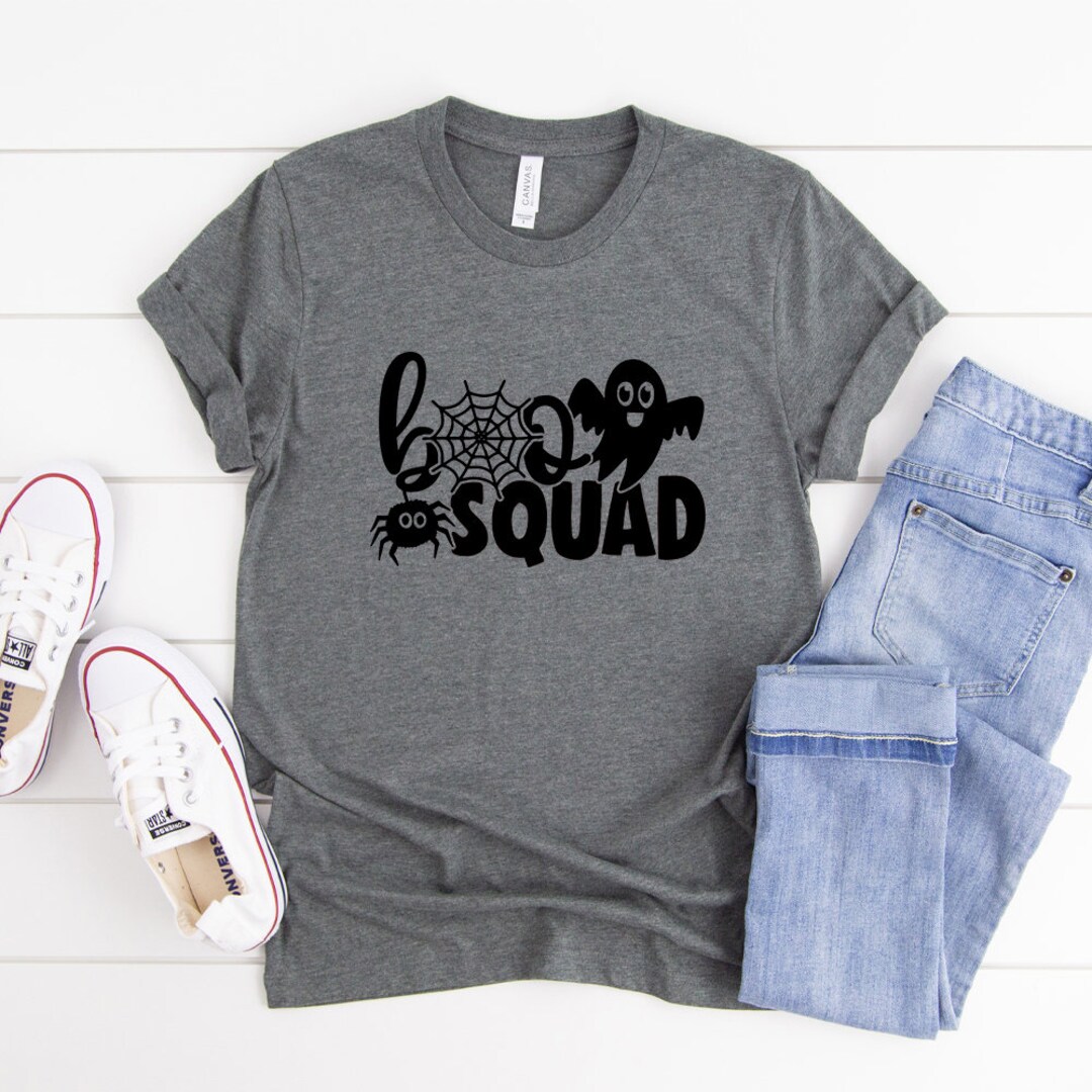 Trick or Treat Shirt Boo Squad Ghost Spider Boo Shirt - Etsy